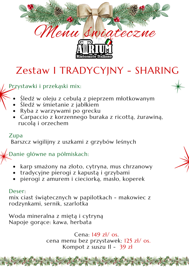 Menu świąteczne